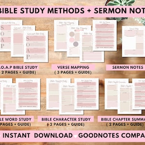 Bible Study Prayer Journal Printable Templates, Women's Digital Bible ...