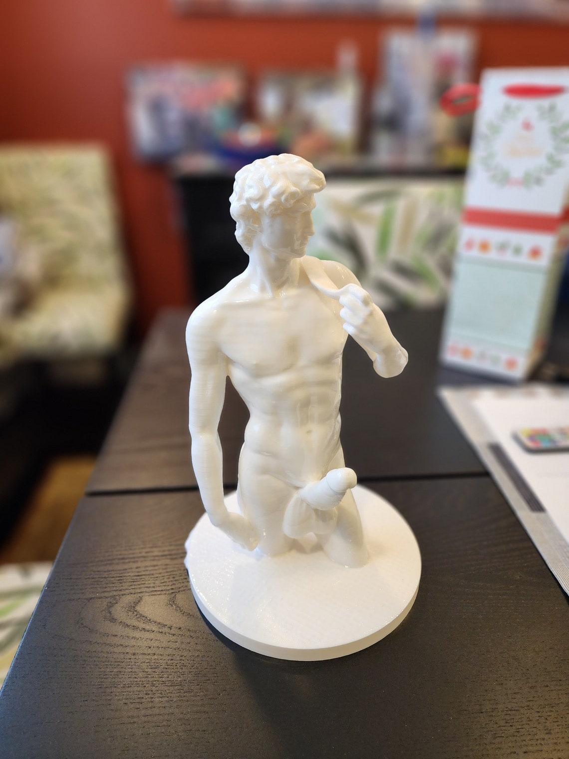 Michelangelo David Bust With Large Erection MATURE - Etsy