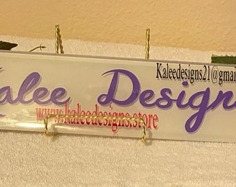 Glass Name Tile - Etsy