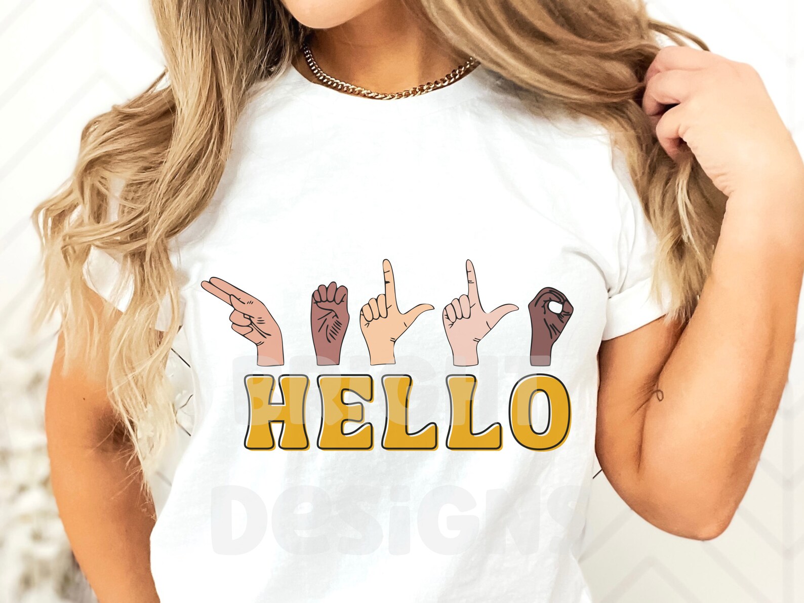 Hello Sign Language Clipart Graphic 300dpi Transparent Png, Pdf and Jpg ...
