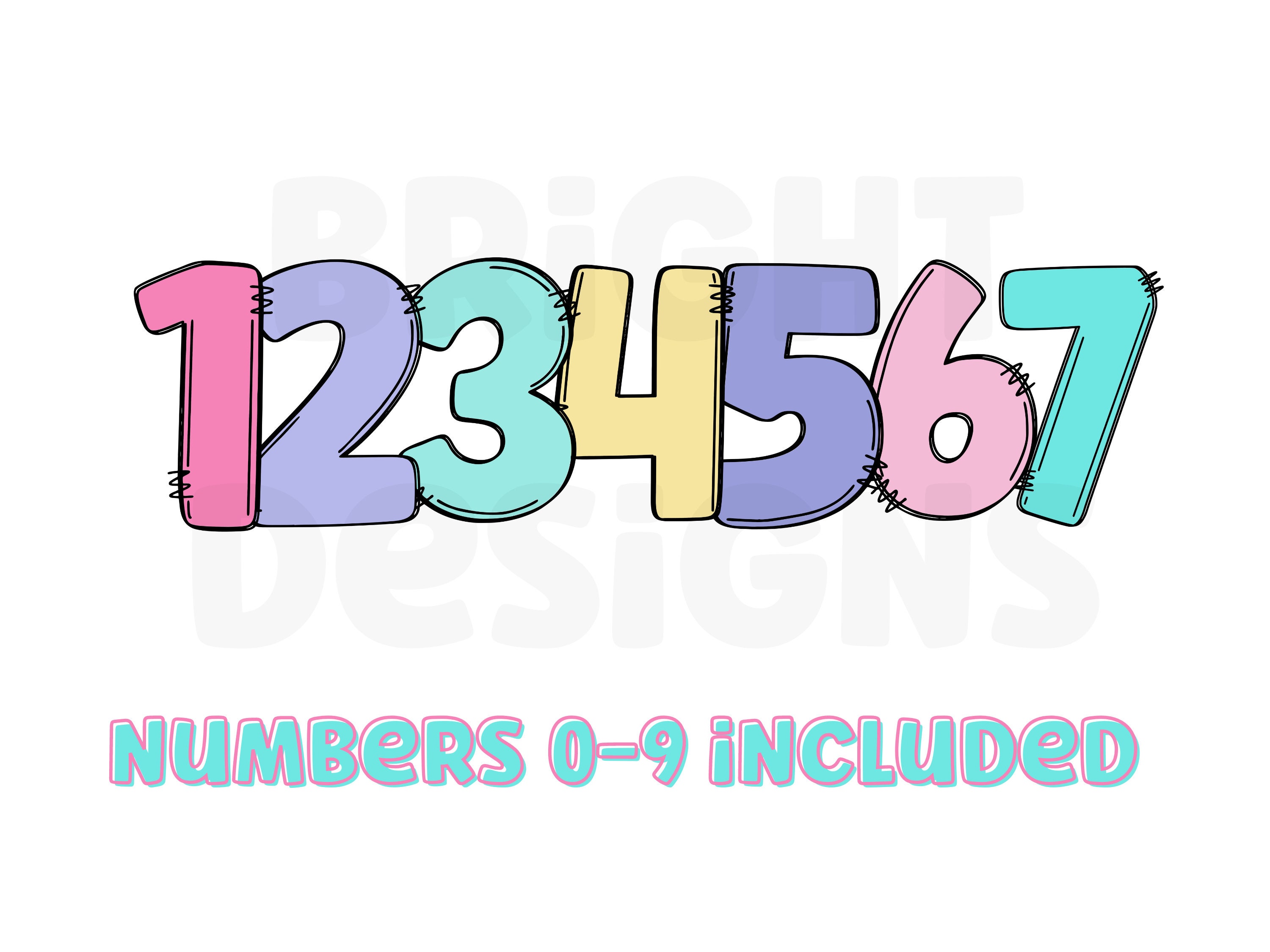 Sugar Pop Pastel Clipart Letters 300dpi Transparent Png. 5 - Etsy