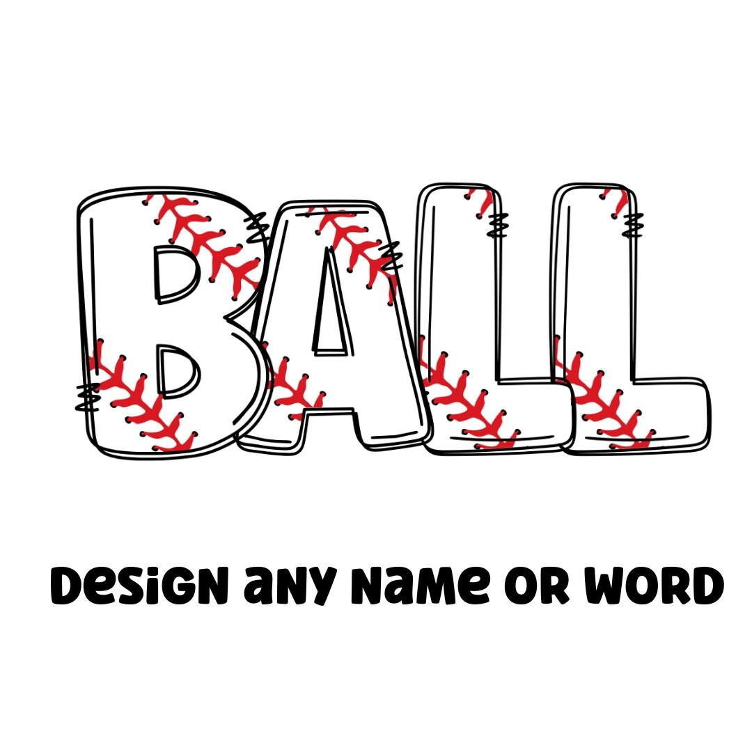 Baseball Alphabet Clipart Letters 300dpi Transparent Png. 1 Set of ...