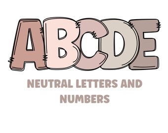 Boho Clipart Letters 300dpi Transparent Png. 5 Styles of Alphabet ...