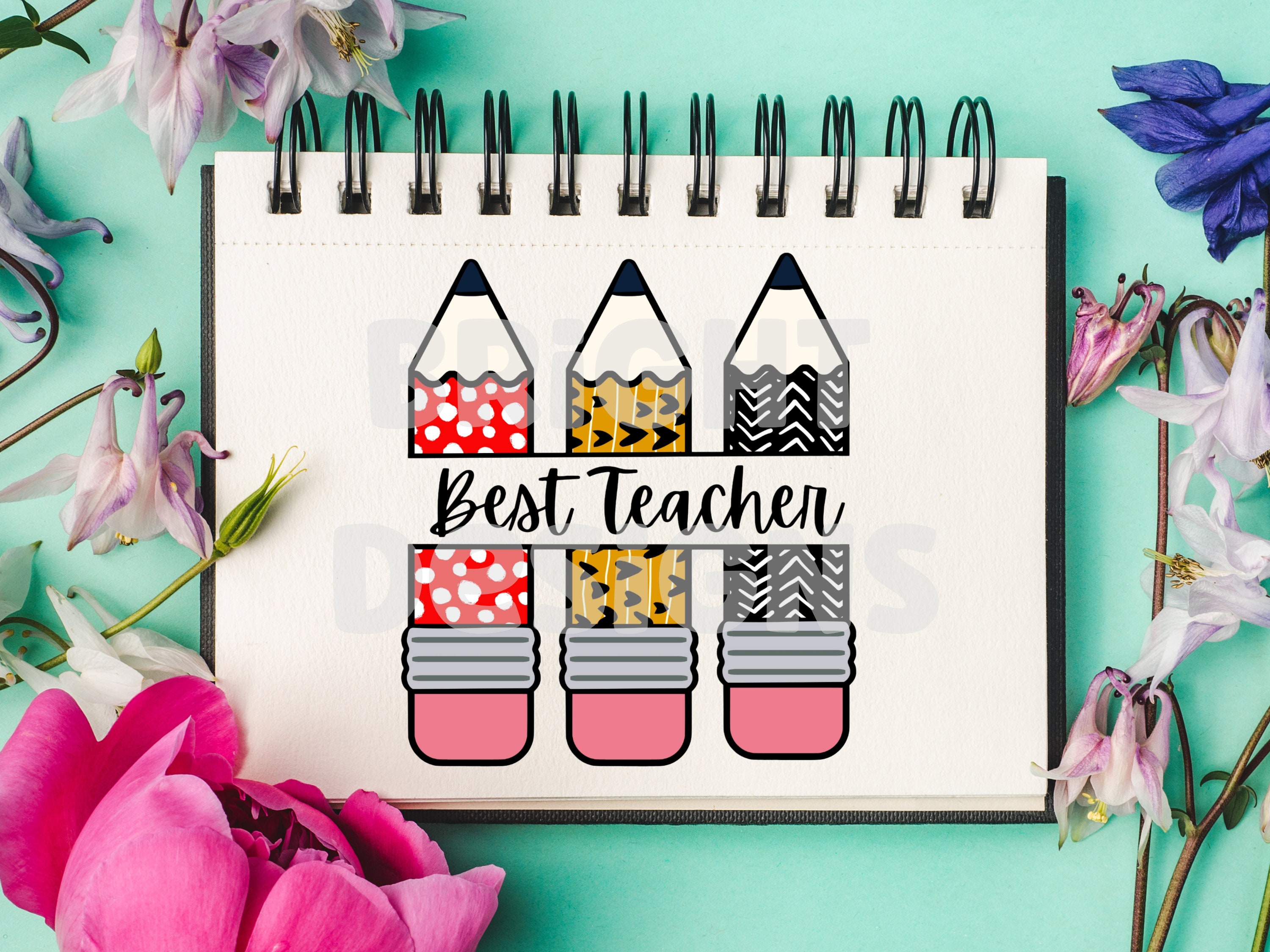 Best Teacher Pencil Clipart Graphic 300dpi Transparent Png, Jpg It Pdf ...