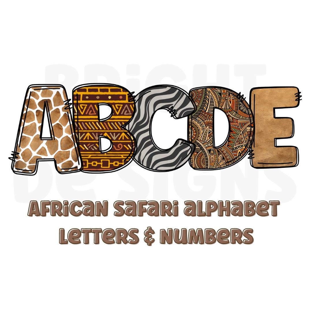 African Alphabet Png Clipart Letters 300dpi Transparent Png. 5 Styles ...