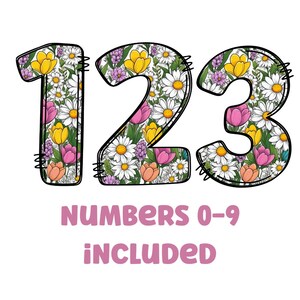 Spring Flowers Alphabet Png Clipart Letters 300dpi Transparent Png. 1 ...