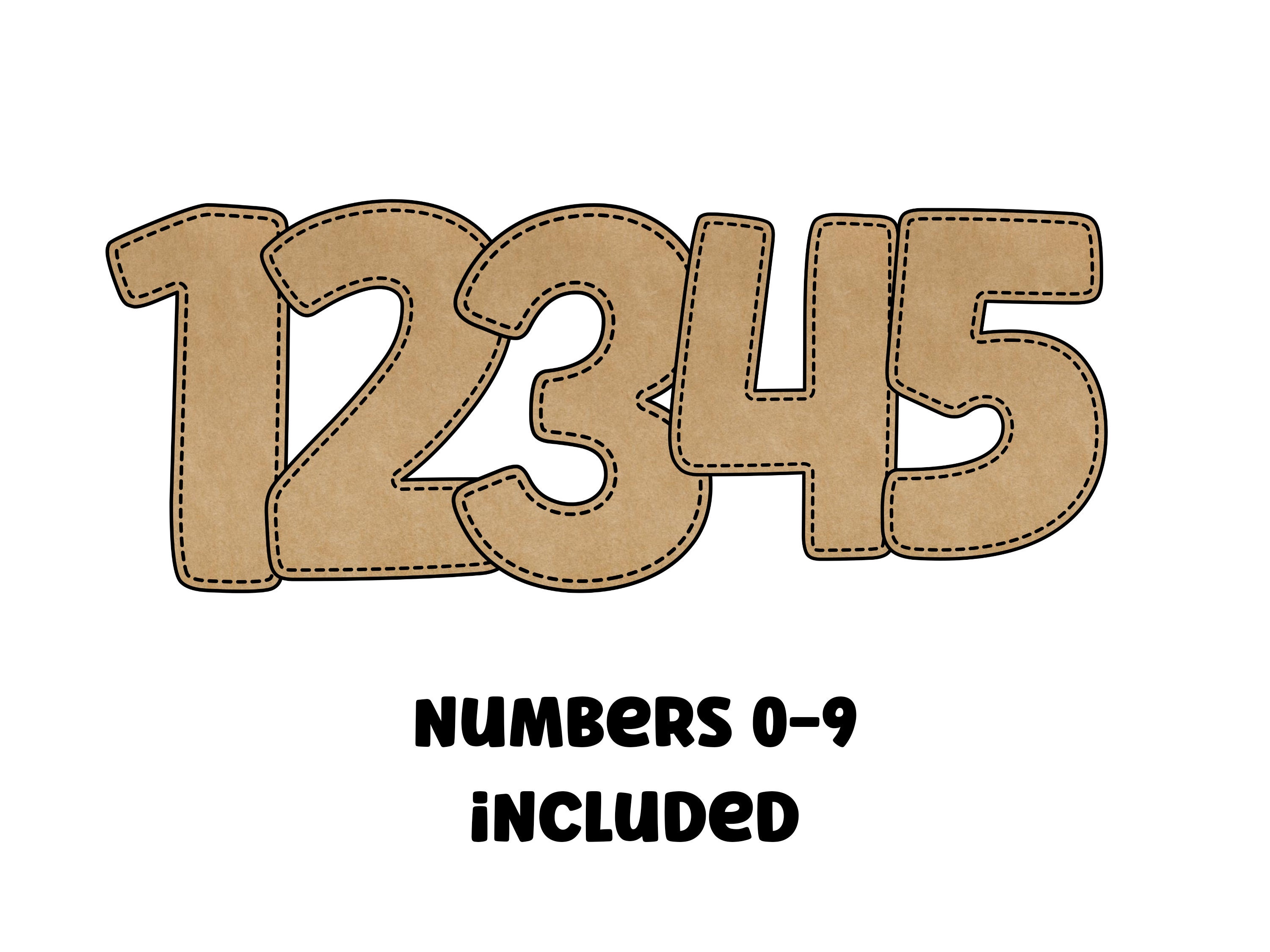 Kraft Paper Alphabet Clipart Letters 300dpi Transparent Png. 1 Set of ...