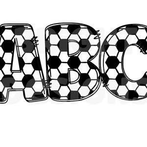 Sport Clipart Letters 300dpi Transparent Png. 5 Styles of - Etsy