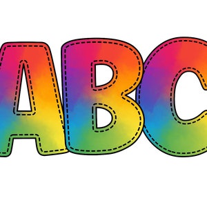 Party Clipart Letters 300dpi Transparent Png. 5 Styles of Alphabet ...