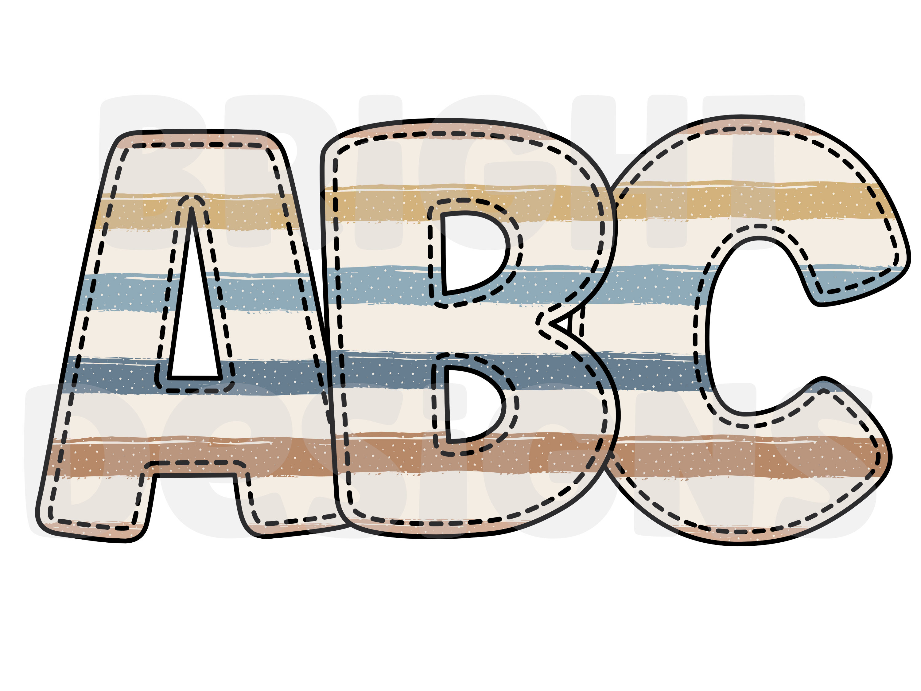 Space Clipart Letters 300dpi Transparent Png. 5 Styles of - Etsy