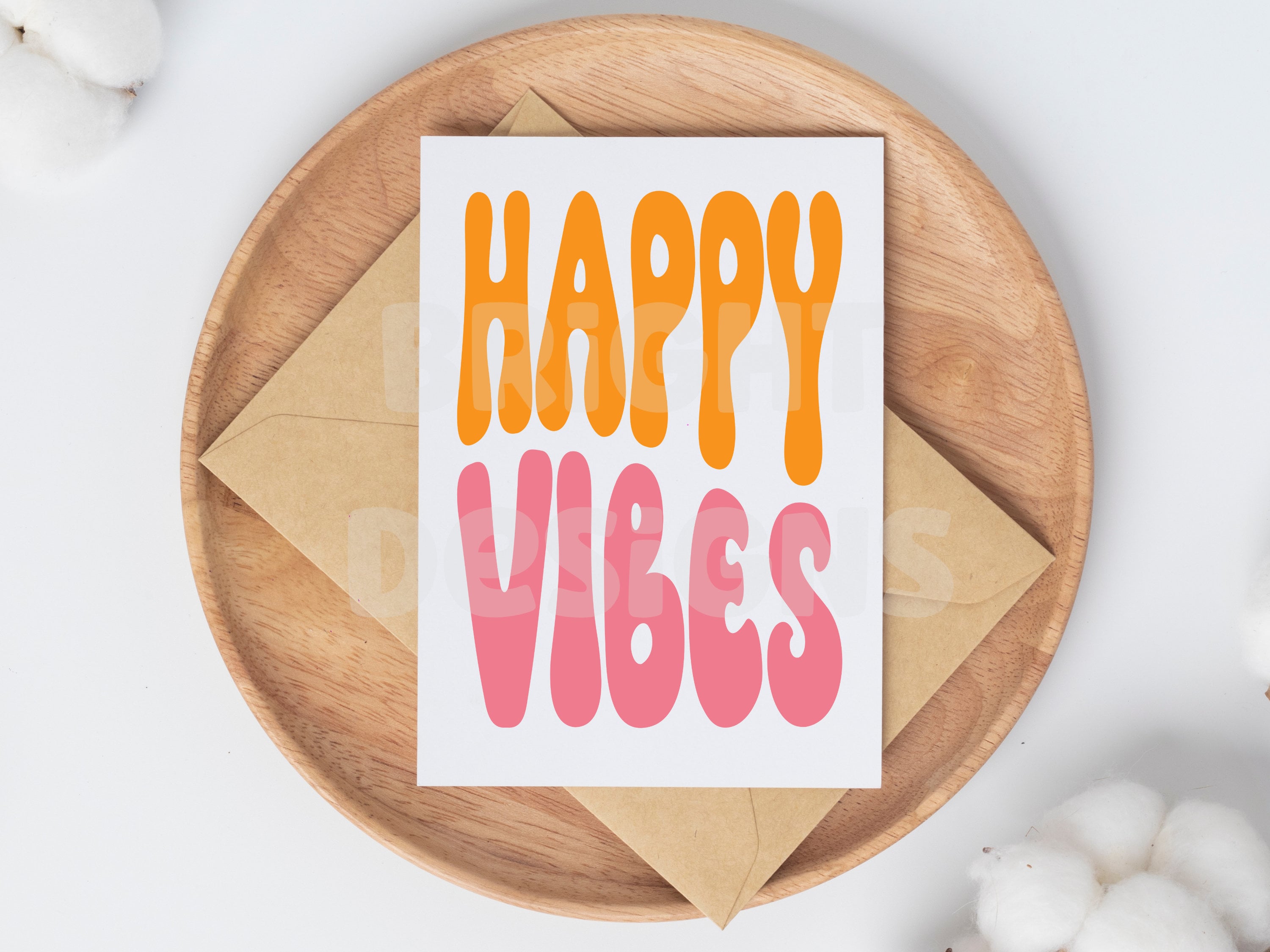 Happy Vibes Clipart Graphic 300dpi Transparent Png, Pdf and Jpg - Etsy
