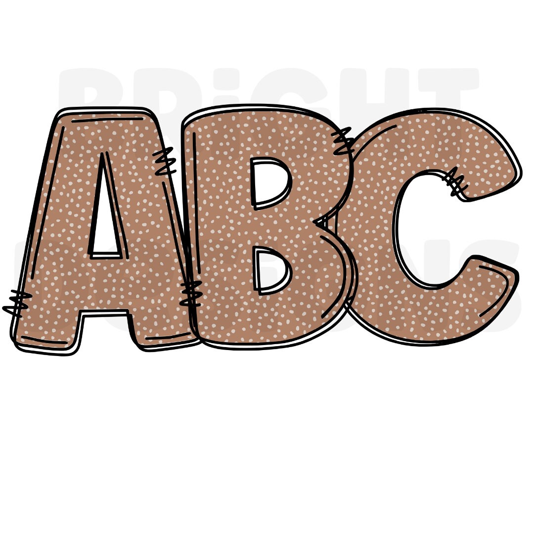Fall Autumn Alphabet Png Clipart Letters 300dpi Transparent - Etsy