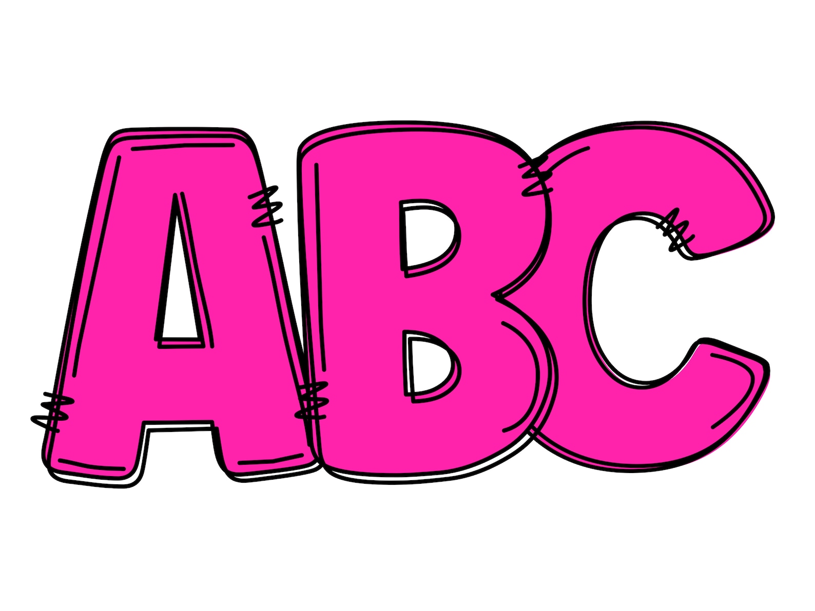 80's Alphabet Png Clipart Letters 300dpi Transparent Png. 5 Styles of ...