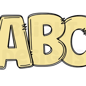 Sugar Pop Pastel Clipart Letters 300dpi Transparent Png. 5 Styles of ...