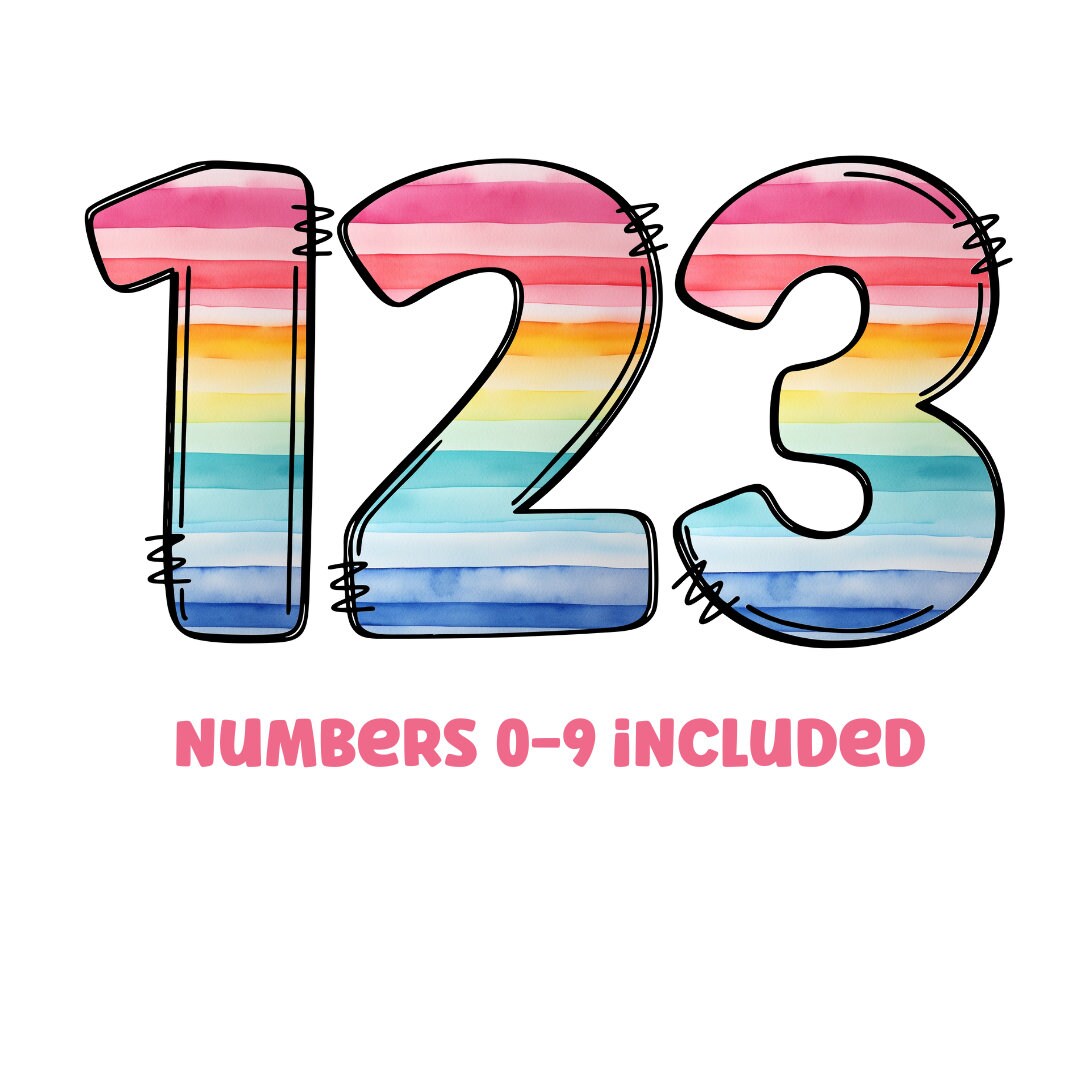 Rainbow Watercolor Alphabet Png Clipart Letters 300dpi Transparent Png ...