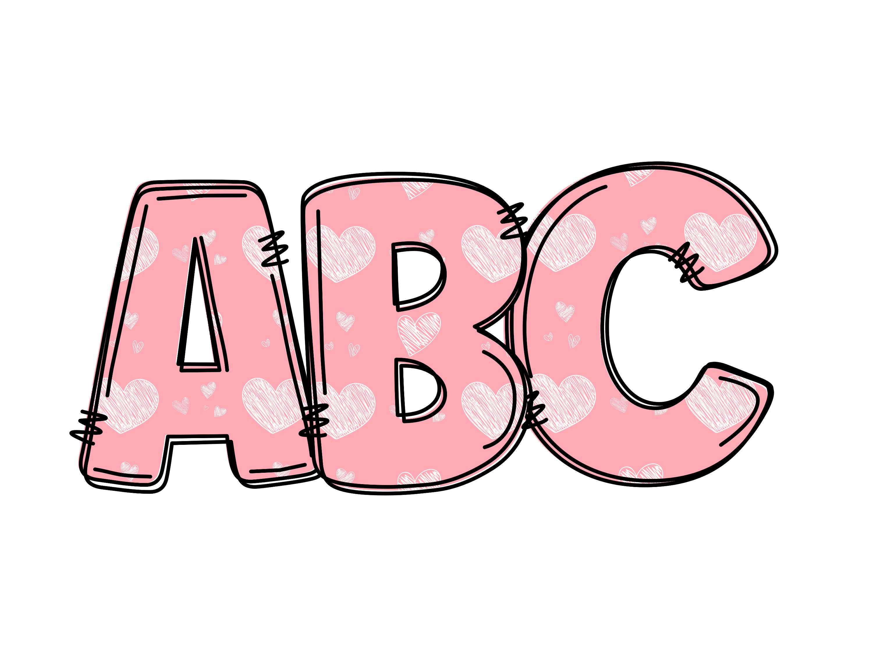 Cats Clipart Letters 300dpi Transparent Png. 5 Styles of Alphabet ...
