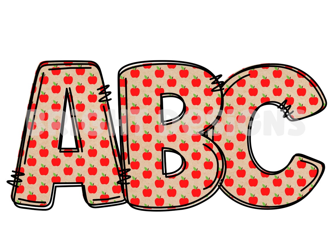 School Teacher Clipart Letters 300dpi Transparent Png. 5 - Etsy