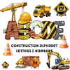 Construction Alphabet Letters: SVG PNG Cliparts, Nursery Template ...