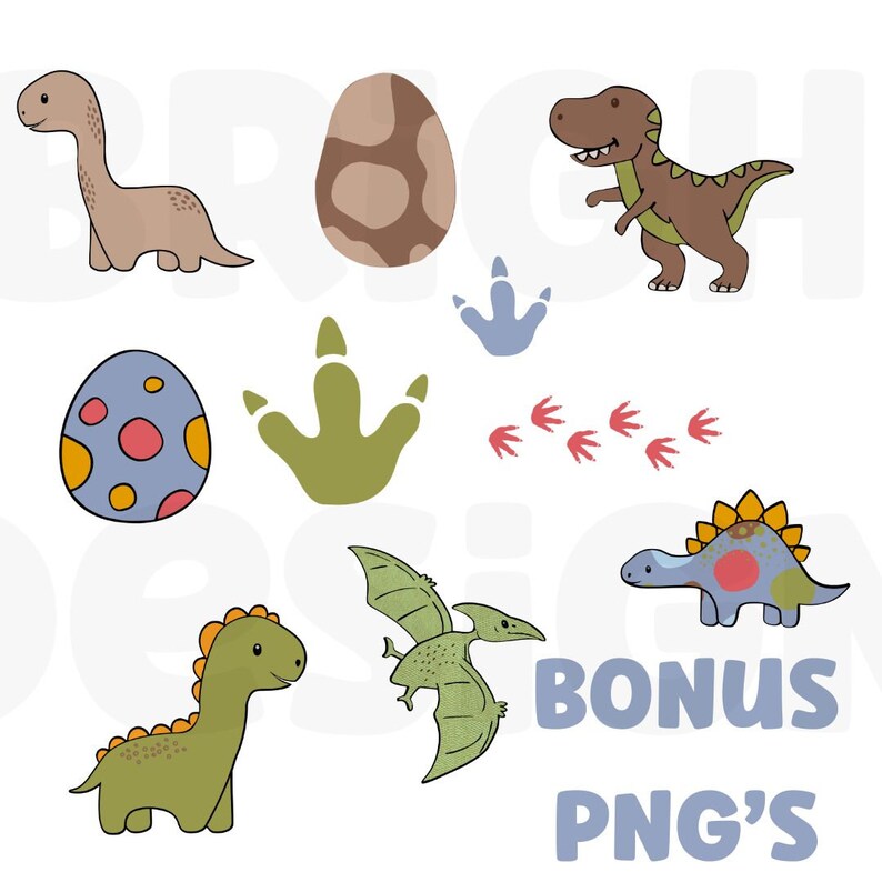Dinosaur Alphabet Png Clipart Letters 300dpi Transparent Png. - Etsy