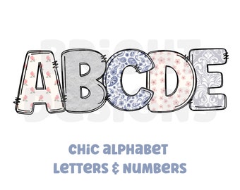 School Alphabet Clipart Letters 300dpi Transparent Png. 5 - Etsy