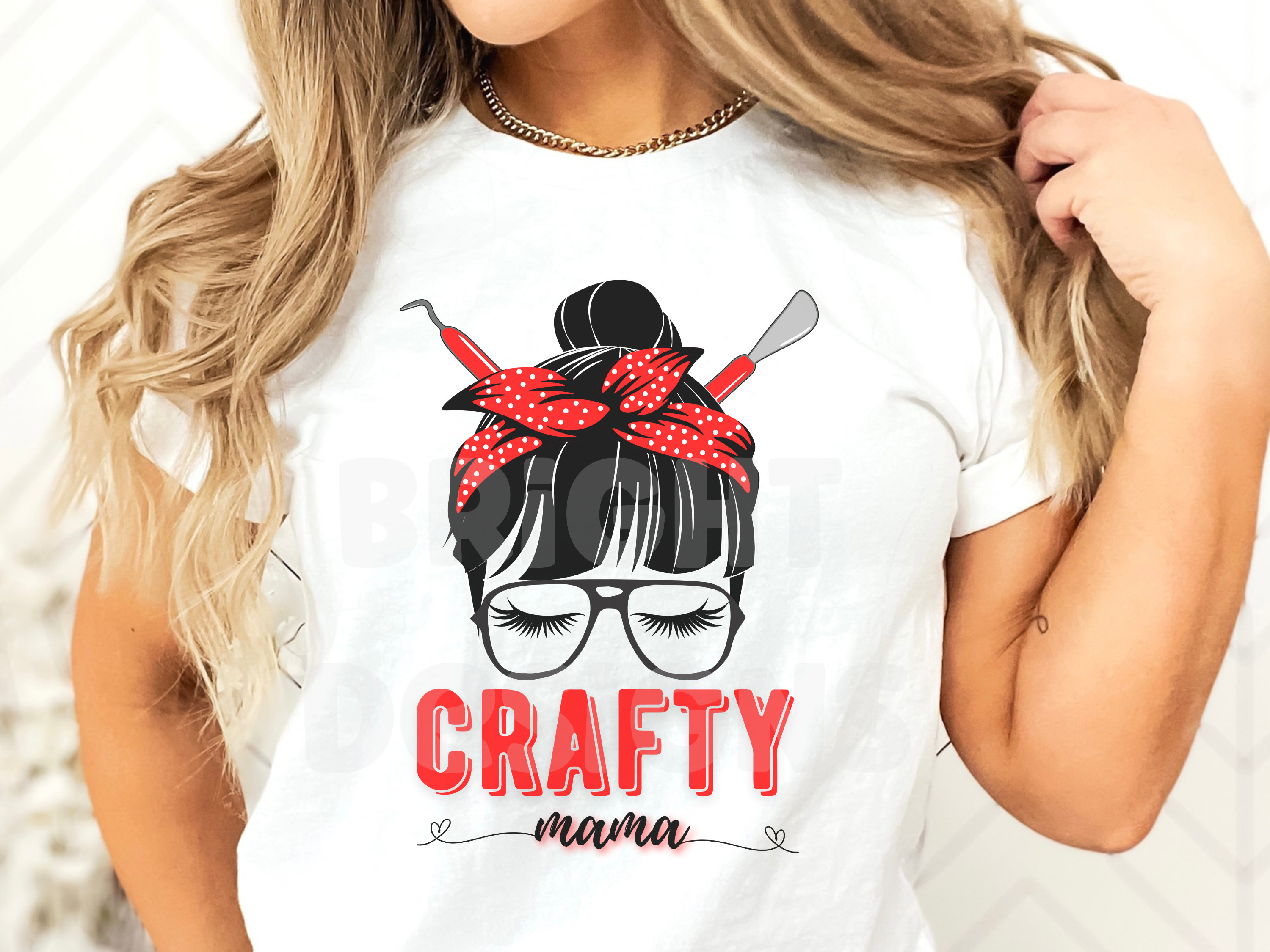 Crafty Mama Clipart Graphic 300dpi Transparent Png, Pdf and Jpg - Etsy