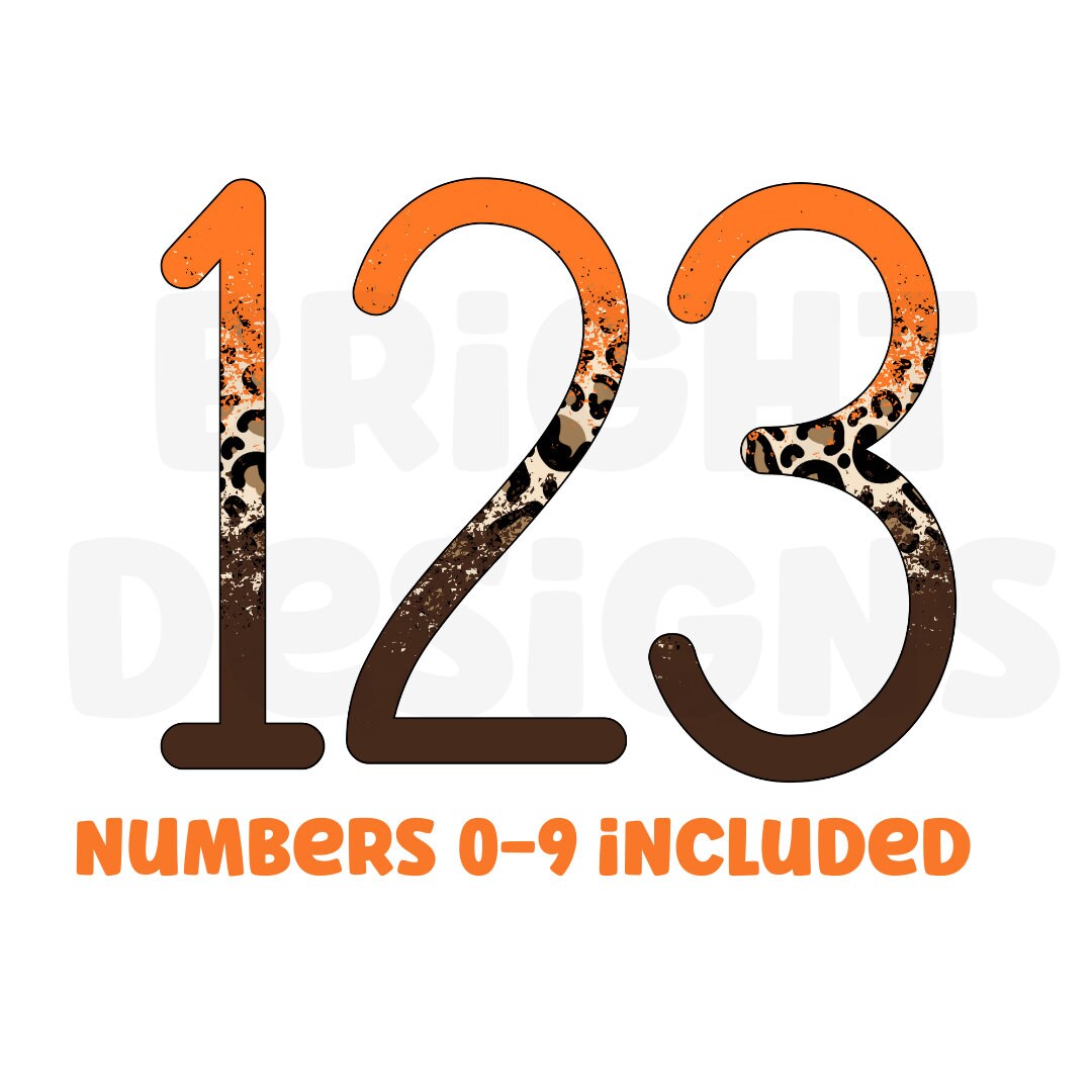 Fall Animal Print Skinny Alphabet Png Clipart Letters 300dpi - Etsy