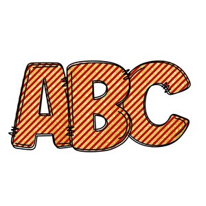 Christmas Glitter Clipart Letters 300dpi Transparent Png. 6 Styles ...