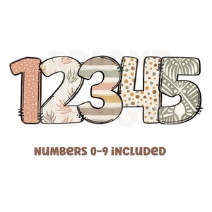 Boho Clipart Letters 300dpi Transparent Png. 5 Styles of Alphabet ...