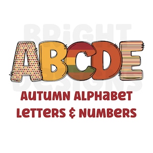 Fall Autumn Alphabet Png Clipart Letters 300dpi Transparent Png. 5 ...