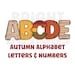 Fall Autumn Alphabet Png Clipart Letters 300dpi Transparent Png. 5 ...