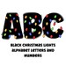 Christmas Lights Clipart Letters 300dpi Transparent Png. 1 Set of ...