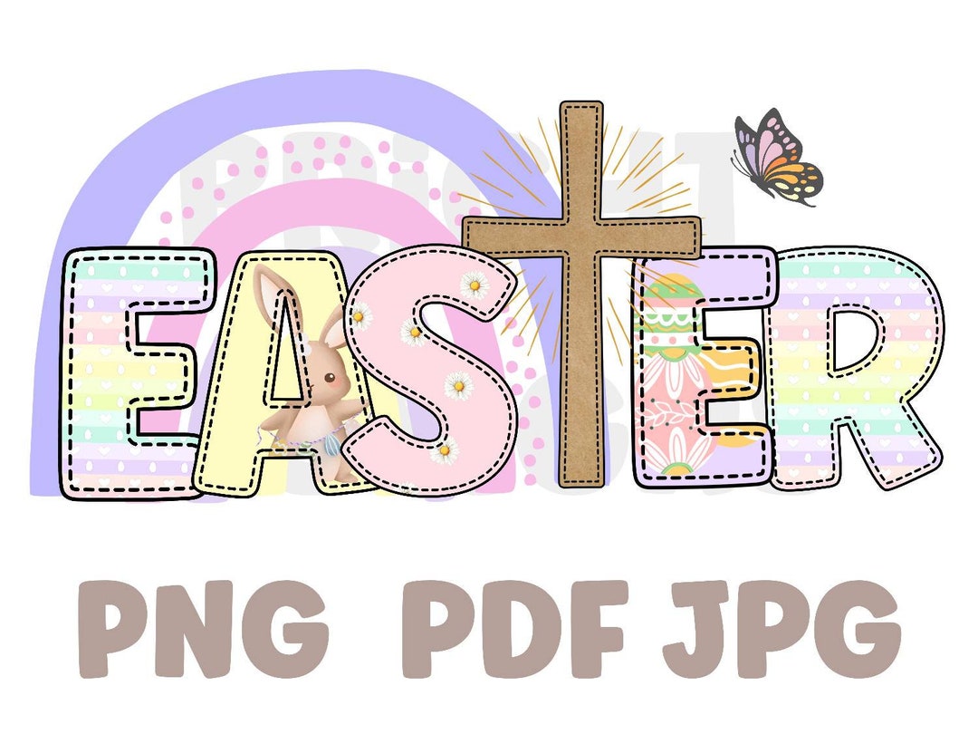 Easter Clipart Graphic 300dpi Transparent Png, Jpg It Pdf. - Etsy