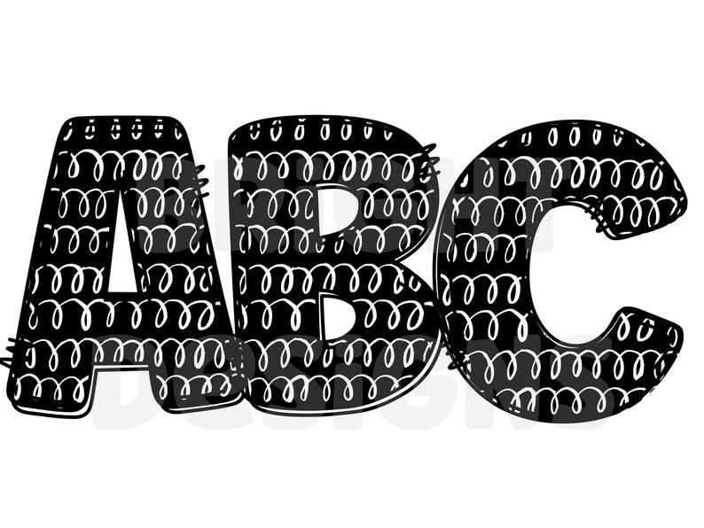 Adams Family Inspired Day Clipart Letters 300dpi Transparent - Etsy