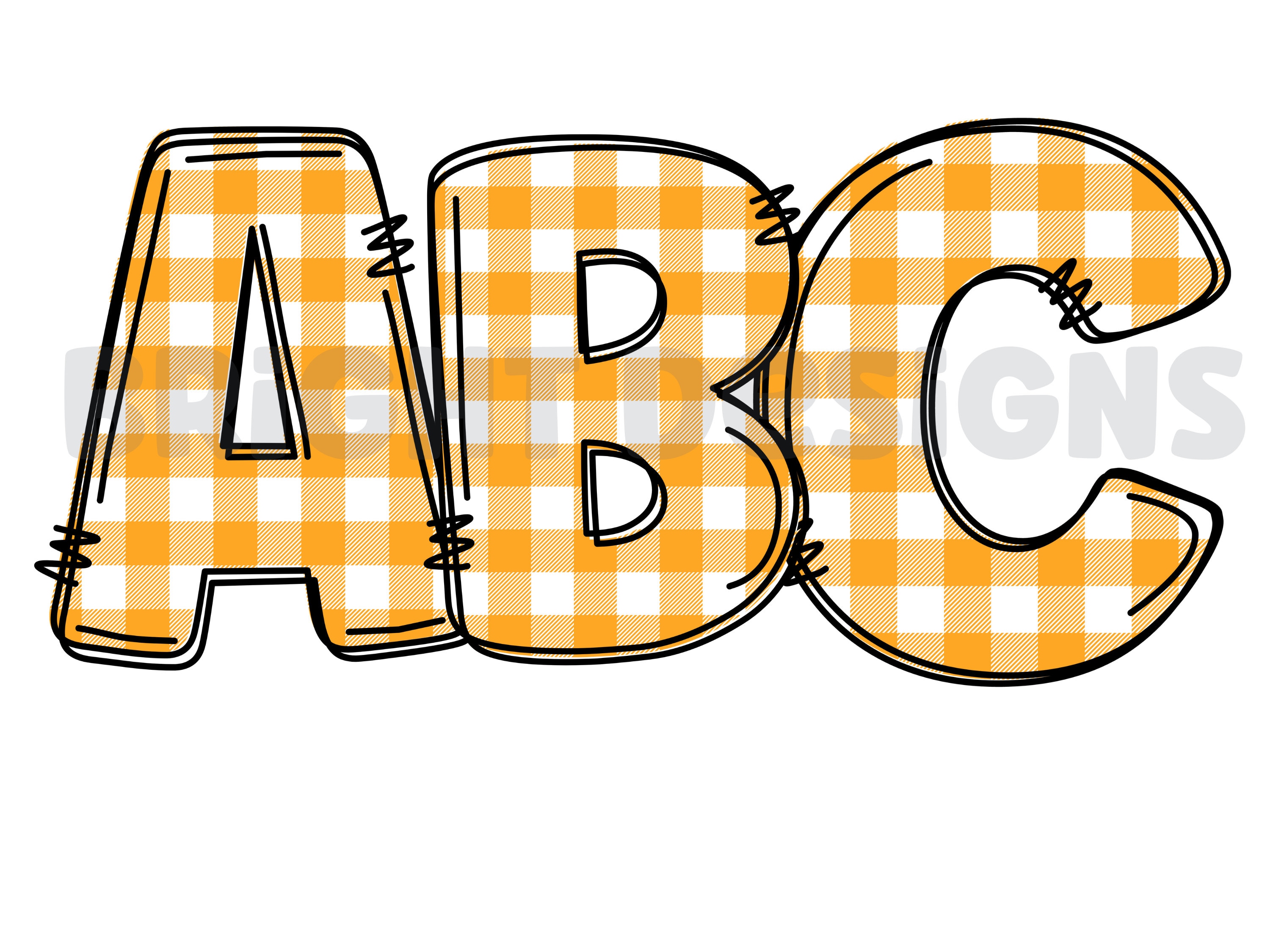 Fall Autumn Clipart Letters 300dpi Transparent Png. 5 Styles - Etsy