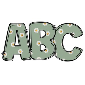 Spring Flowers Alphabet Png Letters Spring Font Spring Alphabet Spring ...