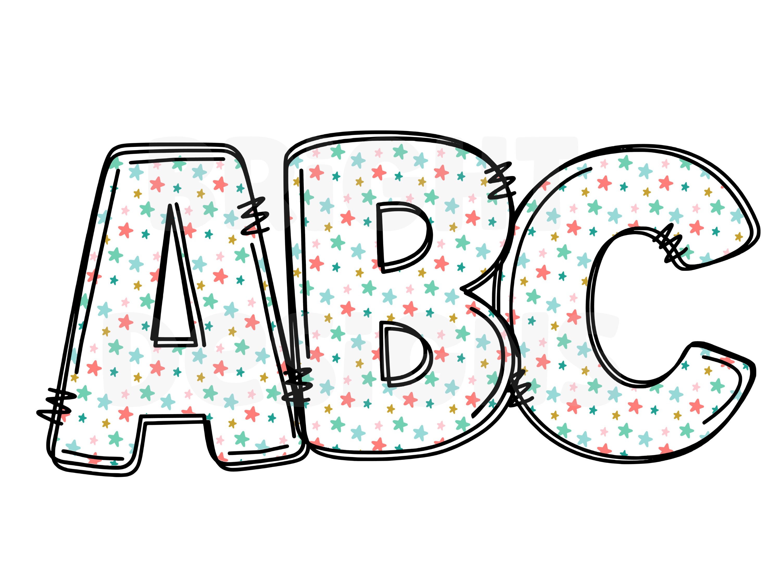 Pink Christmas Alphabet Clipart Letters 300dpi Transparent Png. 5 ...