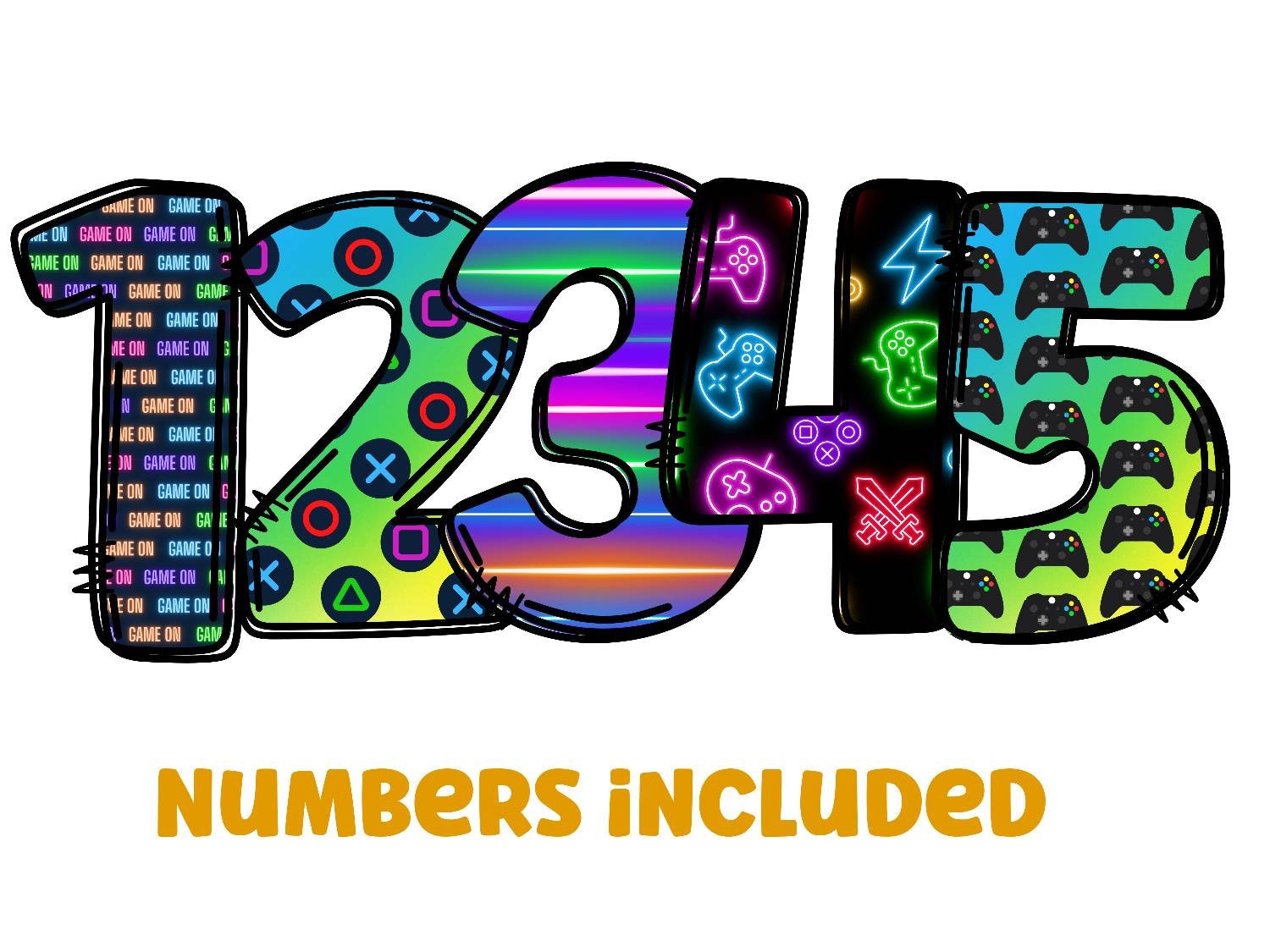 Gaming Clipart Letters 300dpi Transparent Png. 5 Styles of Alphabet ...