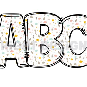 Water Colour Clipart Letters 300dpi Transparent Png. 5 Styles of ...