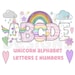 Boho Clipart Letters 300dpi Transparent Png. 5 Styles of Alphabet ...