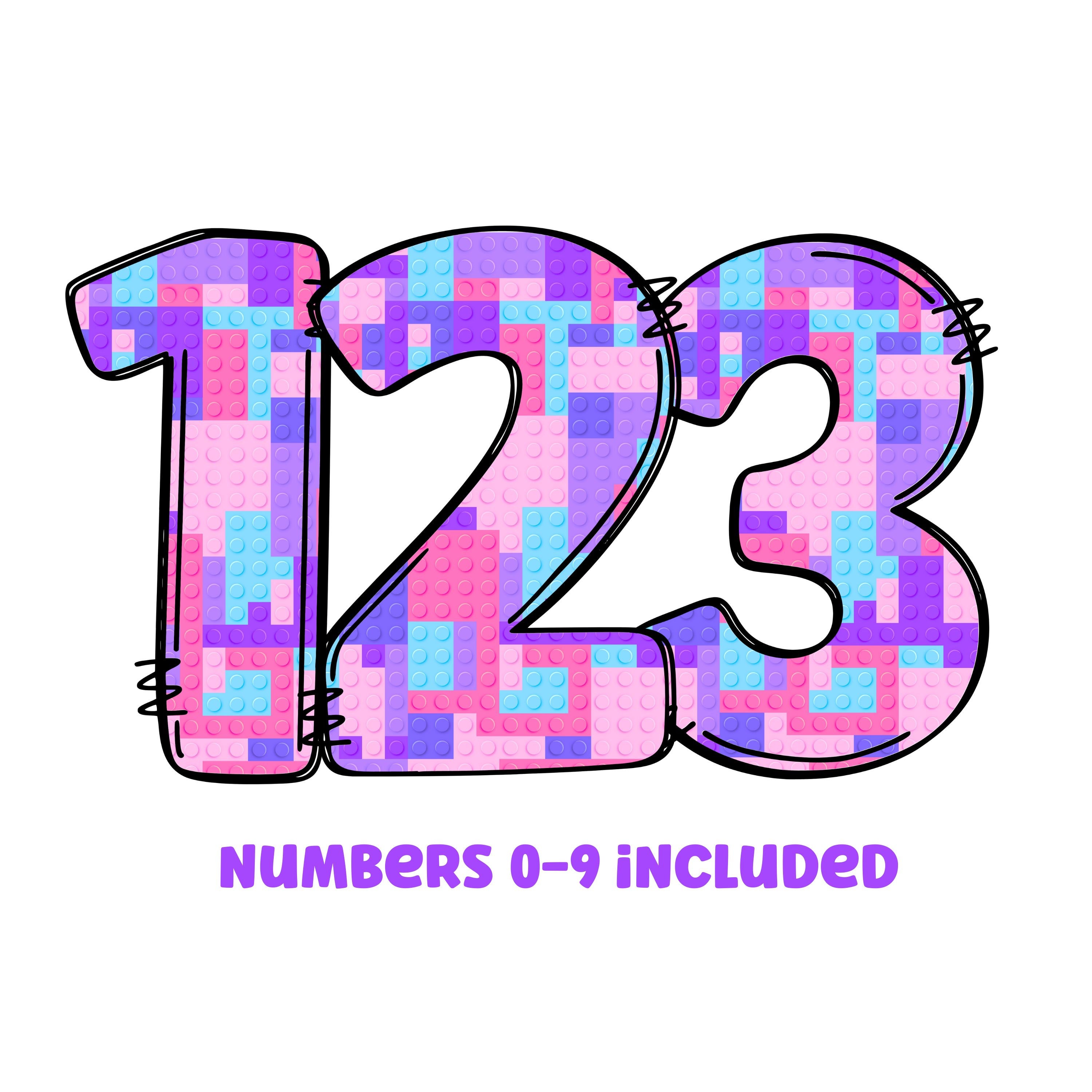 Building Bricks Girls Alphabet Clipart Letters 300dpi Transparent Png ...