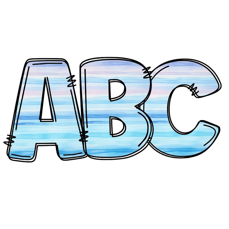 Books Clipart Alphabet Letters 300dpi Transparent Png. 5 Styles of ...