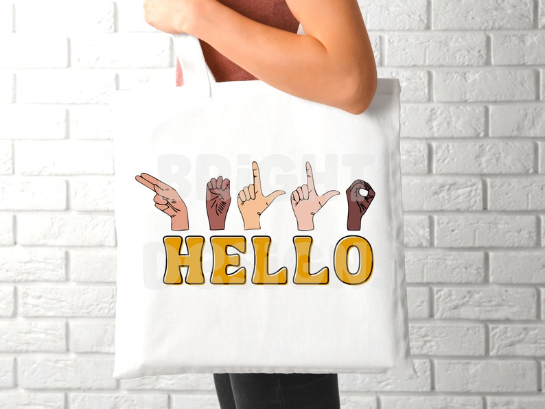 Hello Sign Language Clipart Graphic 300dpi Transparent Png, Pdf and Jpg ...