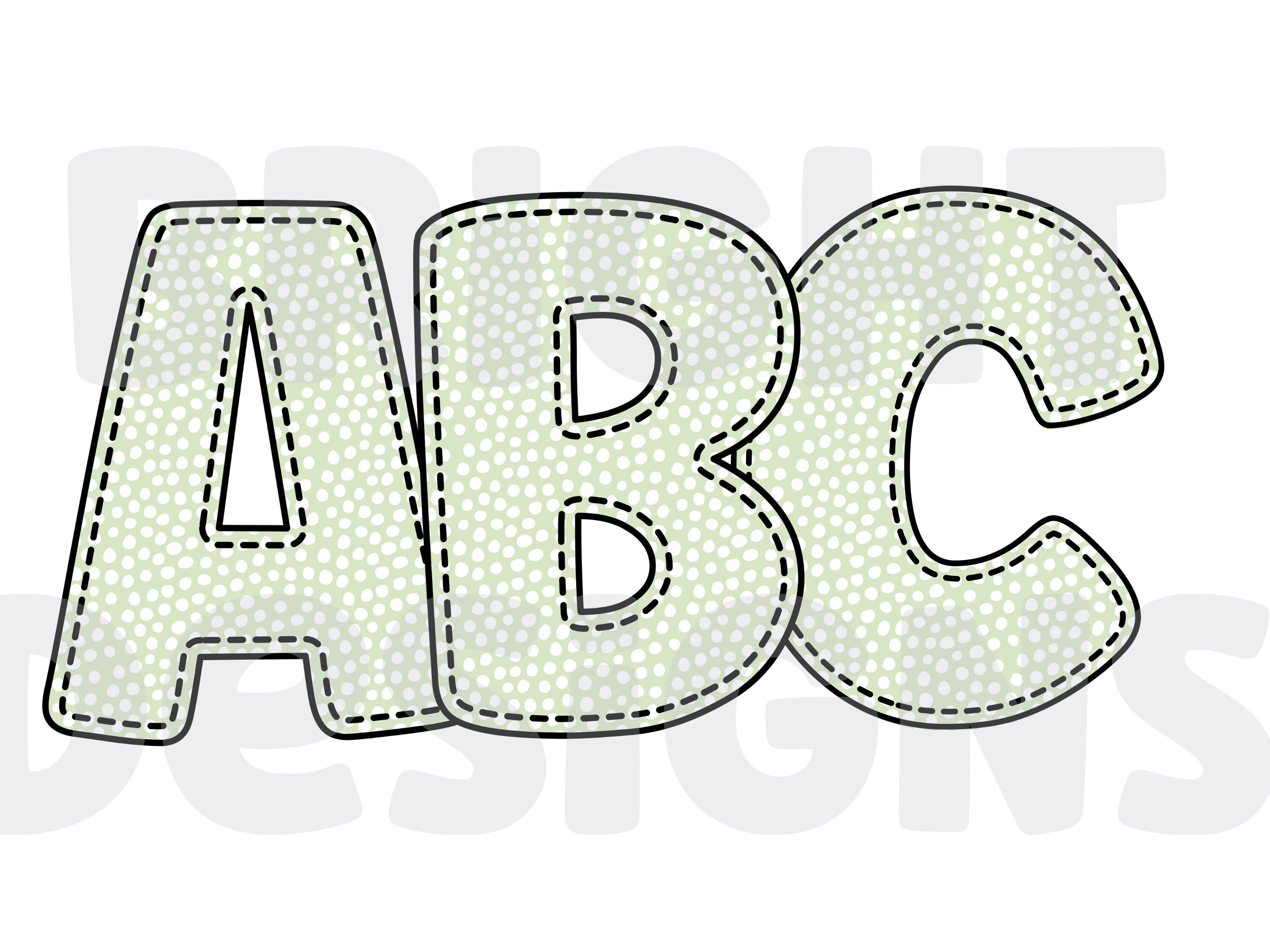 Spring Clipart Letters 300dpi Transparent Png. 5 Styles of - Etsy