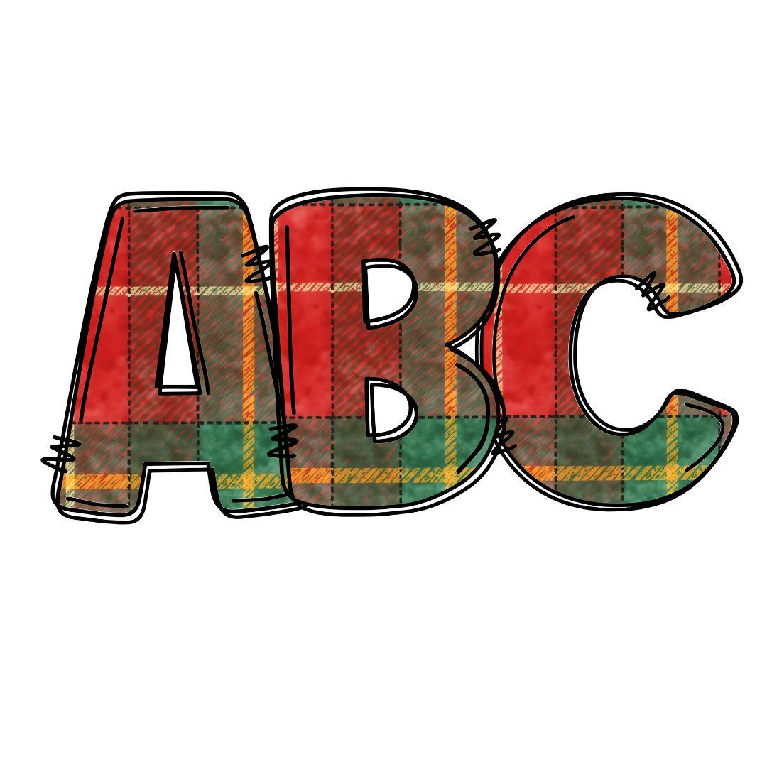 Christmas Alphabet Png Clipart Letters 300dpi Transparent Png. 4 Styles ...