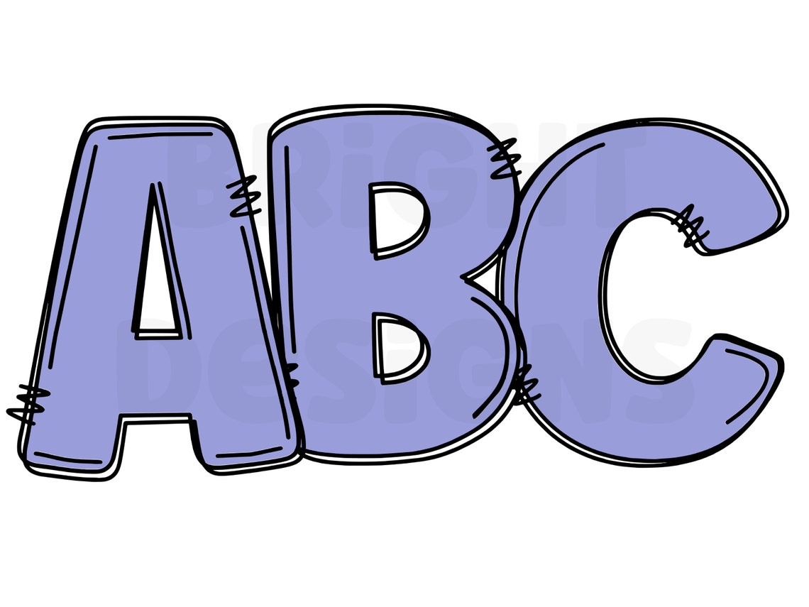 Sugar Pop Pastel Clipart Letters 300dpi Transparent Png. 5 Styles of ...