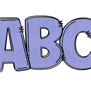 Sugar Pop Pastel Clipart Letters 300dpi Transparent Png. 5 Styles of ...