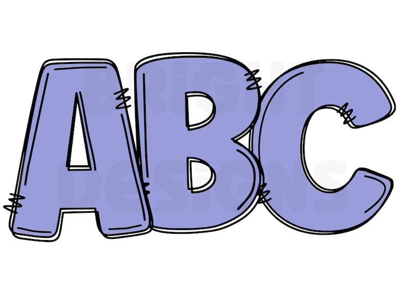 Sugar Pop Pastel Clipart Letters 300dpi Transparent Png. 5 Styles of ...