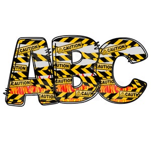 Fire Safety Clipart Letters 300dpi Transparent Png. 5 Styles of ...