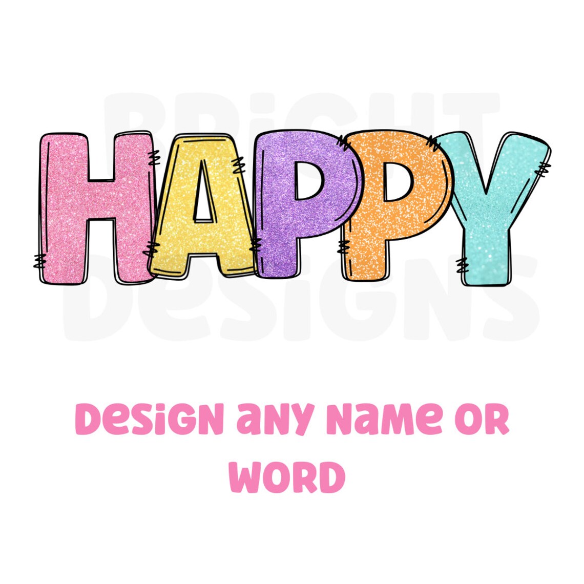 Pastel Glitter Alphabet Png Clipart Letters 300dpi Transparent - Etsy