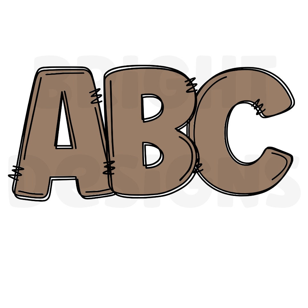 Green Forest Alphabet Png Clipart Letters 300dpi Transparent - Etsy